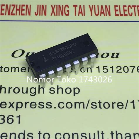 Original 10pcs ICL8038CCPD ICL8038 Line DIP 14 Precision Waveform