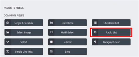 How To Add The Radio List In Ninja Forms Digital Suncity