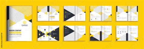 Page Brochure Template Brochure Template Layout Design Cover Design Template Multipurpose