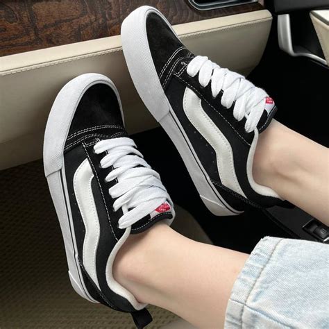 Кроси кросовки кроссовки кроси кросівки vans knu skool black white ванс ...