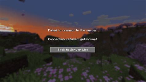 Server Connection Issues Rminecraft