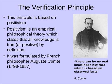 The Verification And Falsification Principles Teaching Resources