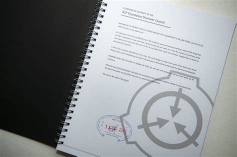 Scp Foundation Notebook Scp Foundation Logo Foundation Scp Foundation Notebook Scp Foundation Logo Foundation