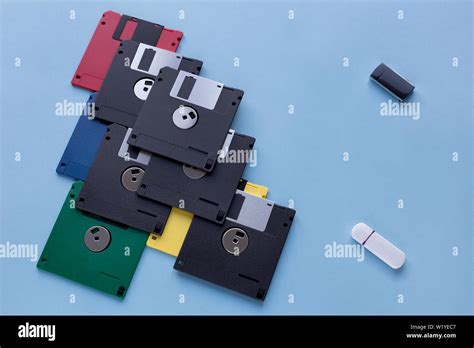 Computer Memory Evolution Floppy Disk Hi Res Stock Photography And Images Alamy