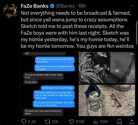 Sketch Says Faze Clan Saved His Life Amid Homophobic Reactions To