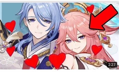 Ayato X Yae Miko In 2022 Animasi Gadis Animasi