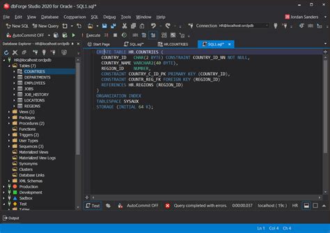 Sql Editor For Oracle Plsql Editor In Oracle Ide