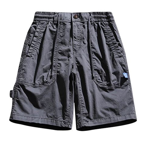 Mens Shorts Summer Cargo Stretch Waist Beach And Sports Casual Fashion