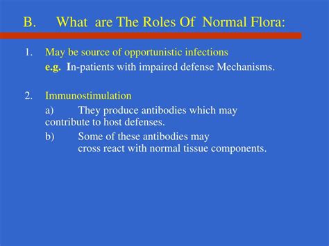 Ppt Normal Flora Powerpoint Presentation Free Download Id661768