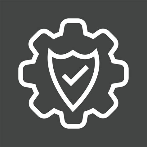 Security Settings Line Inverted Icon 11899993 Vector Art At Vecteezy