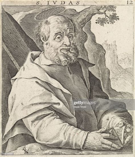 Bust Of The Apostle Judas Thaddeus An Open Book In His Hands In The