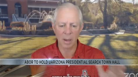 Arizona Board Of Regents To Hold Uarizona Presidential Search Town Hall