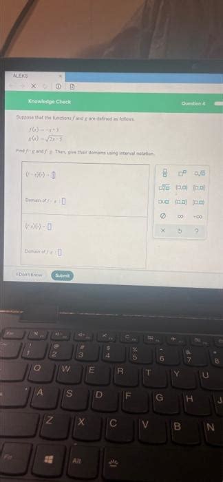 solved aleks fe knowledge check suppose that the functions