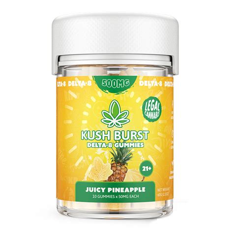 Delta 8 Thc Gummies Juicy Pineapple Kush Burst