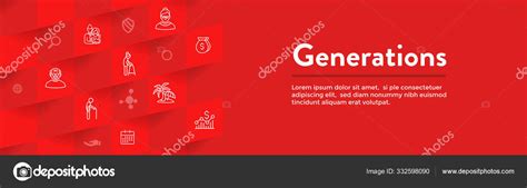 Generations And Aging Web Header Banner And Icon Set Stock Vector By ©bearsky23 332598090 Generations And Aging Web Header Banner And Icon Set Stock Vector By ©bearsky23 332598090