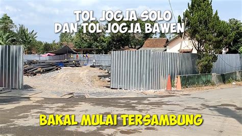 RUMAH RUMAH MULAI DIBONGKAR TOL JOGJA SOLO DAN TOL JOGJA BAWEN BAKAL