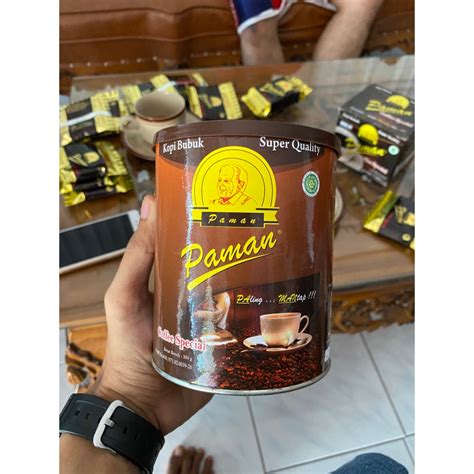 Jual Kopi Paman 300g 1 Dus Isi 12 Kaleng Shopee Indonesia