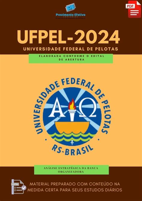 Provimento Efetivo Concursos Apostila Concurso UFPEL 2024