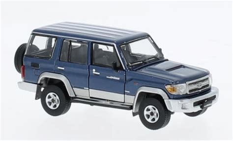 Diecast Model Cars Toyota Land Cruiser 1 64 Bm Creations Lc76 Metallise Blau 1 64 Alldiecast