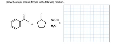 Draw The Major Product Formed In The Following Reaction