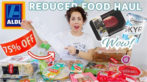 Aldi Reduced Food Only Haul Huge Discounts Red Sticker Reductions At
