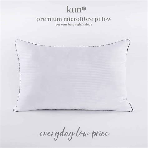 Kun Official Black Piping Hotel Pillow