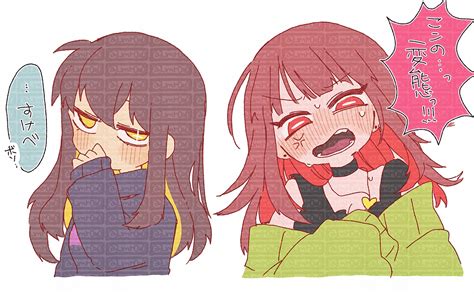 Frisk And Chara Undertale Drawn By Mr0x0 Danbooru