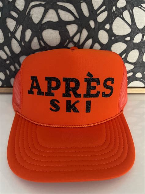 Apres Ski Orange Trucker Arnie And Ollie