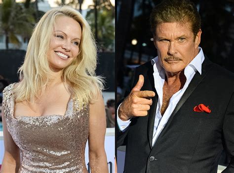 Pamela Anderson David Hasselhoff Reunite At Baywatch