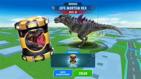 Jurassic World Alive Jefe Mortem Rex Youtube