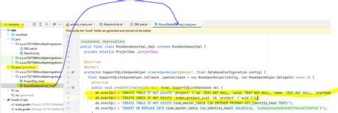 Android Room Database Migration Didnt Properly Handle Caused By