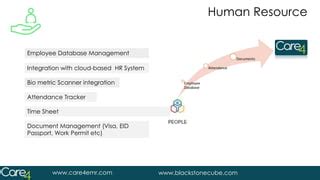 Care4 EMR Clinic Hospital Management Software PPT