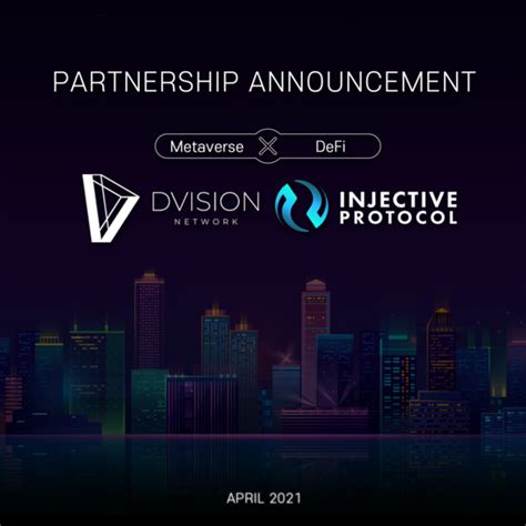 Nft 메타버스 플랫폼 디비전 인젝티브 프로토콜 Injective Protocol 과 파트너십 체결