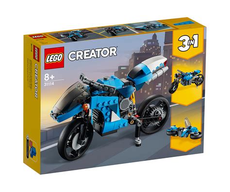 Игрален комплект конструктор ЛЕГО Creator 31114 - Супер мотоциклет | КОМСЕД