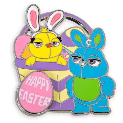 Easter Happy Easter Duck And Bunny Pin 59905