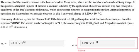 Solved The Concept Of Thermionic Emission Is The Basis Of Chegg