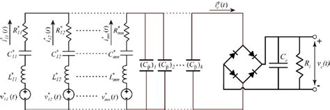 Equivalent Circuit Representation Of The Multiple Piezo Patch Download Scientific Diagram