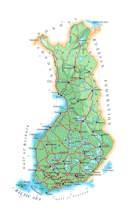 Cartina Geografica Finlandia Fisica Cartina Images And Photos Finder