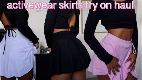 Halara Activewear Dresses Mini Skirts Try On Haul YouTube