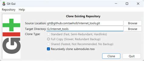 Windows에 Git 설치 후 Github의 소스코드 내려받기clone Taehos Life Blog
