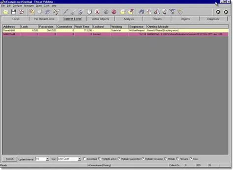thread validator tutorial deleting a locked critical section