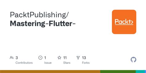 github packtpublishing mastering flutter