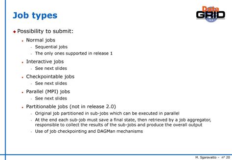 Job Submission In The Datagrid Workload Management System Ppt Download