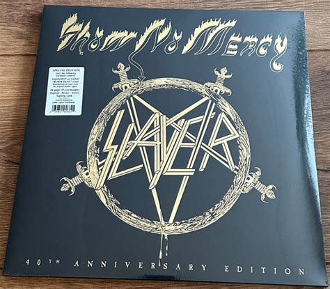 Slayer Show No Mercy Vinyl Gold Black Dust 40th Anniversary