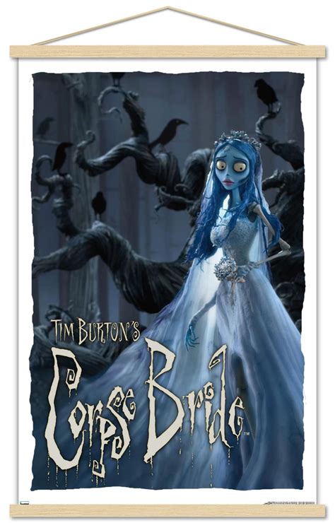Tim Burtons The Corpse Bride Bride Wall Poster With Magnetic Frame
