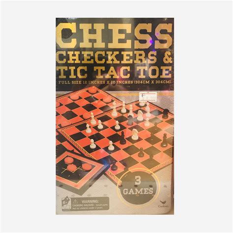 Chess Checkers And Tic Toe Anf Toyz