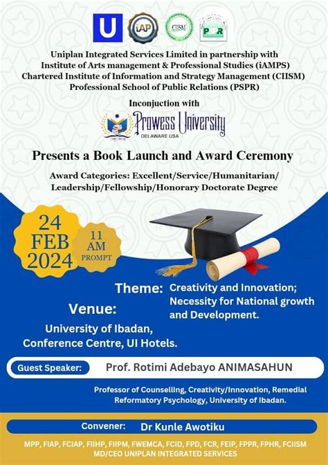 Emmanuel King O Smcism Acihrm Chrp On Linkedin Prowess University