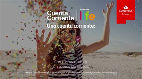 Cuenta Corriente Santander Life Youtube