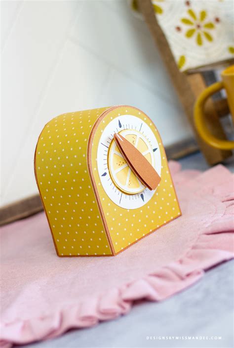 Kitchen Timer Treat Box Kitchen Cut Files Designs By Miss Mandee