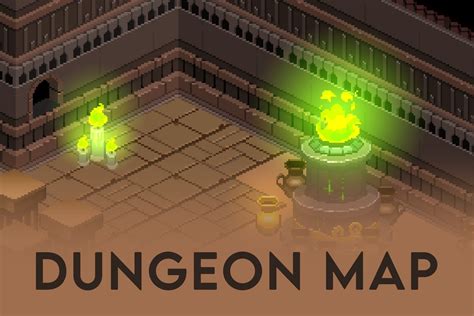 Isometric Dungeon Map 2d Environments Unity Asset Store